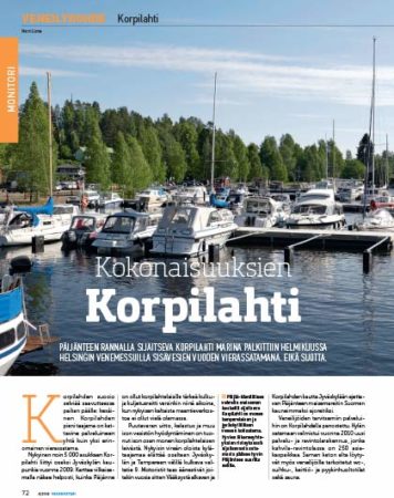 Veneilykohteena Korpilahti - Venemestari