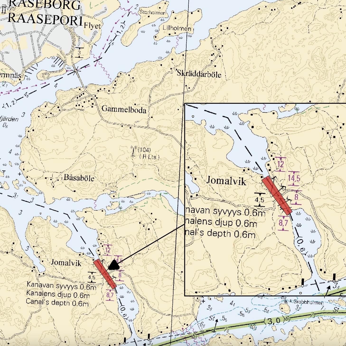 Raasepori: Jomalvikin kanava suljetaan väliaikaisesti - Venemestari